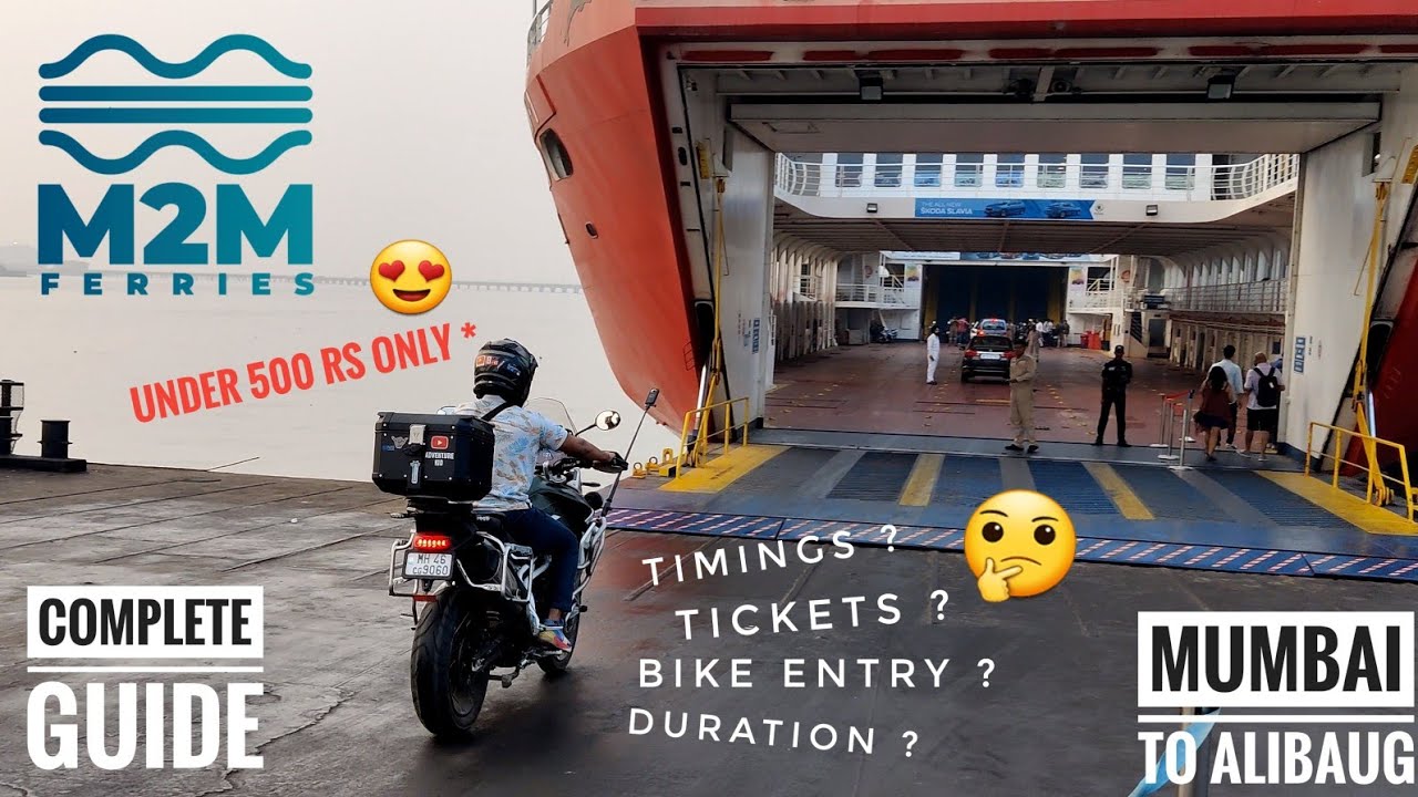 What an experience 😍 / M2M Ro Ro Ferry 👍/ Mumbai to Alibaug / Details ...