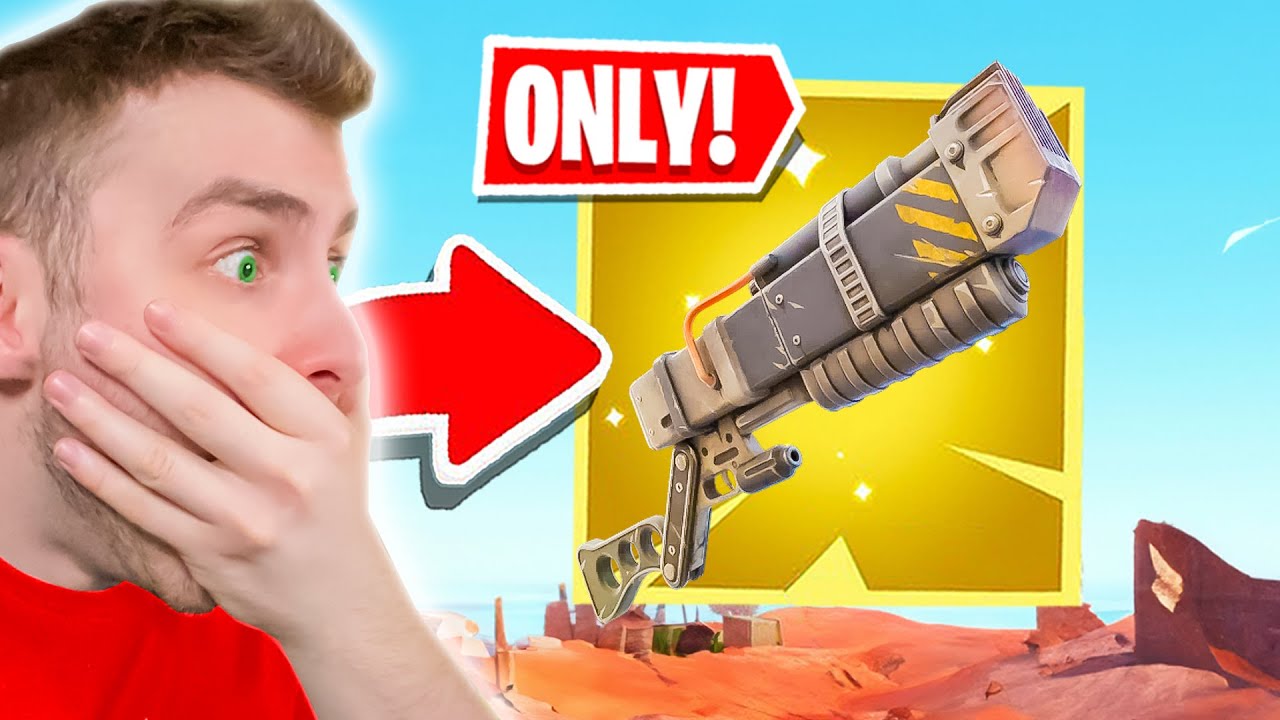 LASER RIFLE *ONLY* Fortnite Challenge w/ Zigmund!! - YouTube