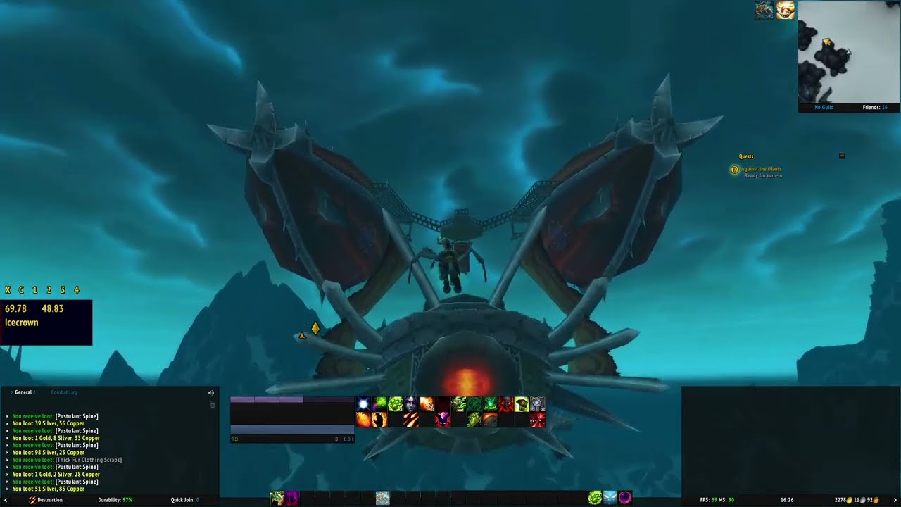 Against the Giants WoW Quest - YouTube