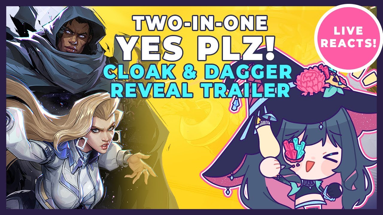 TWO-IN-ONE HERO!!!!! - Cloak & Dagger Reveal - VTUBER REACTS | Marvel ...