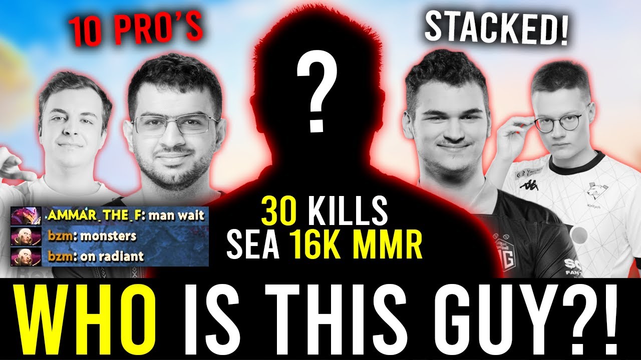 16K MMR from SEA owned EU ALLSTAR with 30 KILLS! - "10 PRO's STACKED ...