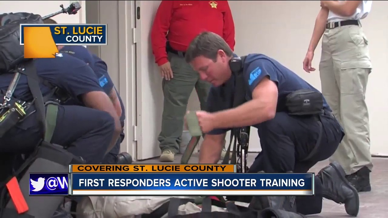 First responders active shooter training - YouTube