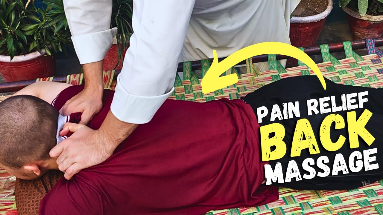 Upper & Lower Back Massage ASMR For Sleep Relaxing Back Massage - YouTube