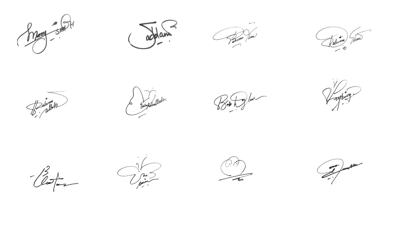 Signature tutorial | How to make best signature style for my name ...