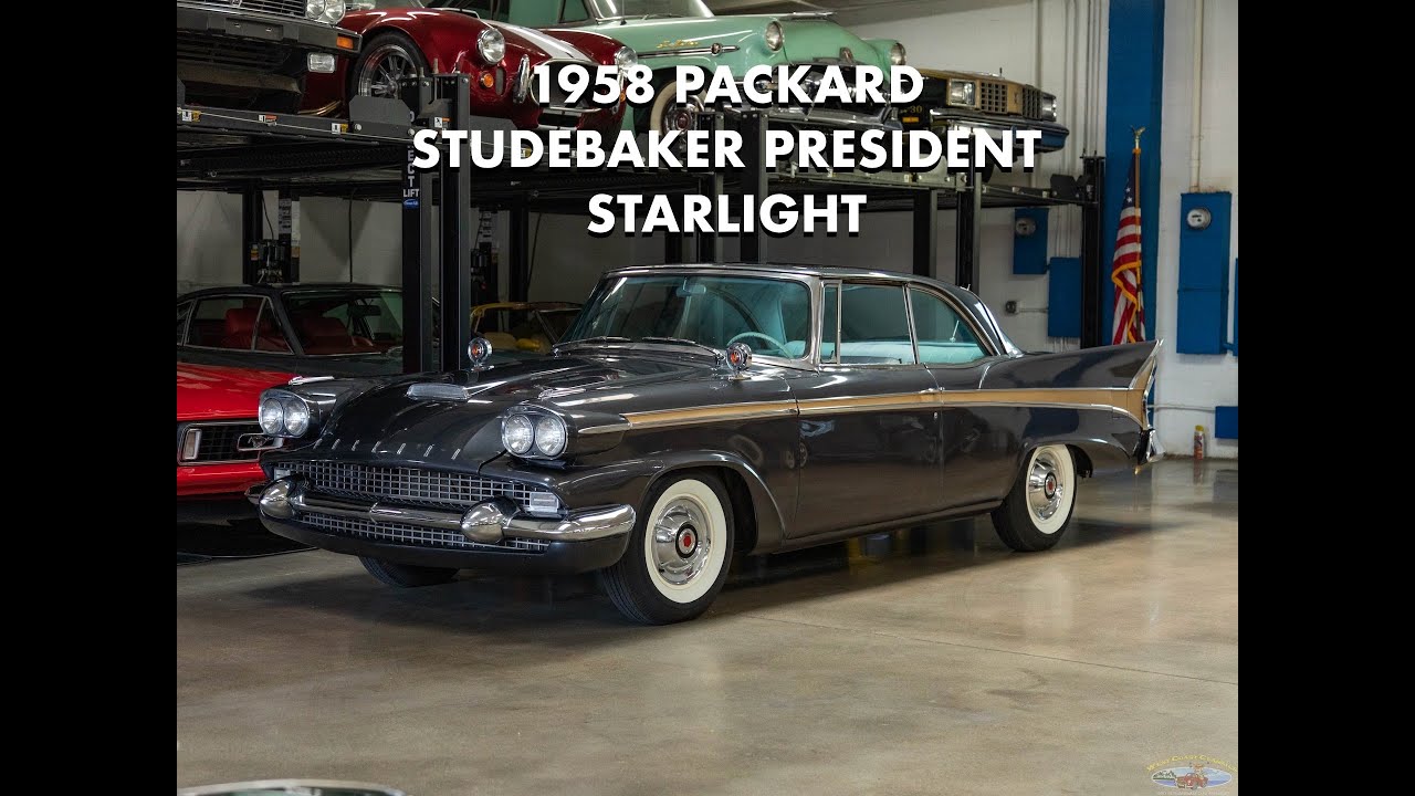 1958 PACKARD STUDEBAKER PRESIDENT STARLIGHT arrives for sale at West ...
