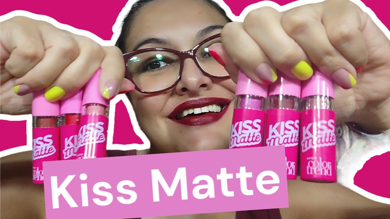 Batons Kiss Matte Color Trend Avon ️ - YouTube