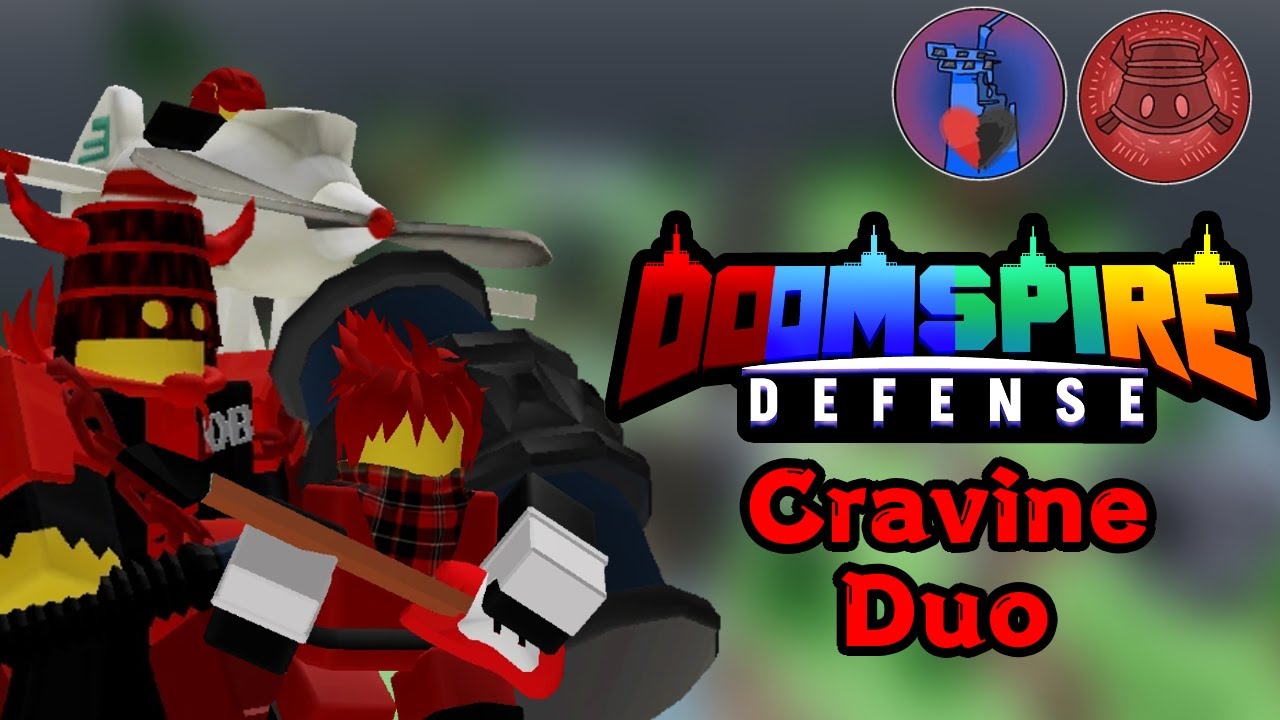Cravine Duo Red Mode || Roblox Doomspire Defense - YouTube