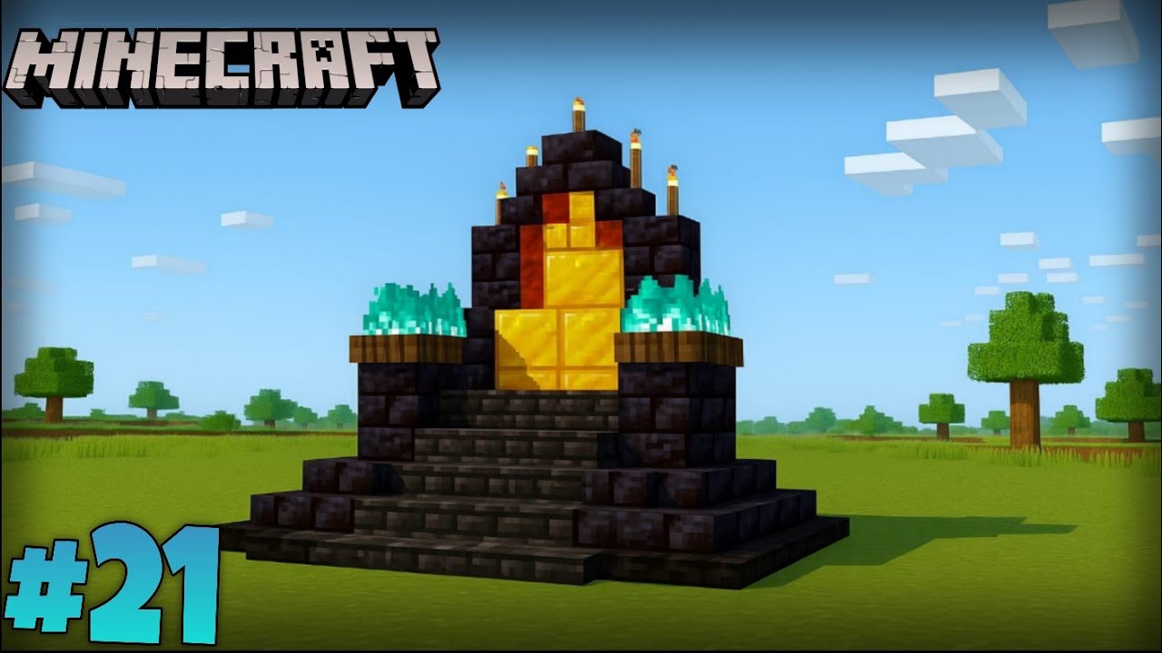 I BUILT THRONE FOR Happy GHAST | MINECRAFT EP-21 | - YouTube