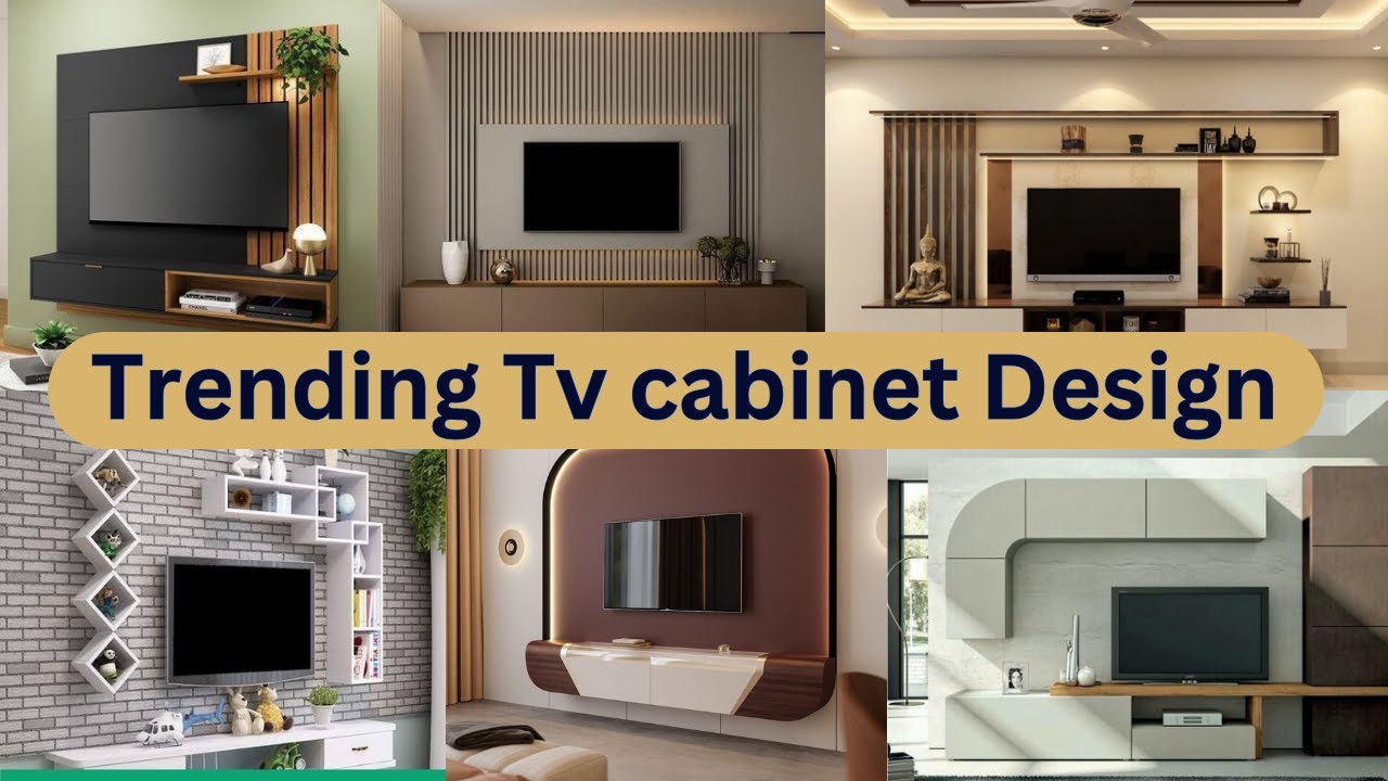 100+ Trending TV Cabinet Designs for 2024! |TV unit| |lcd wall design ...