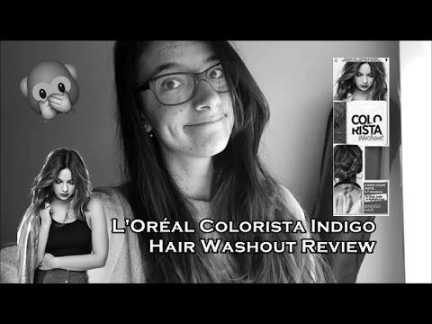 L'Oréal Colorista Indigo Hair Washout Review | Mayn Aka Mayna - YouTube