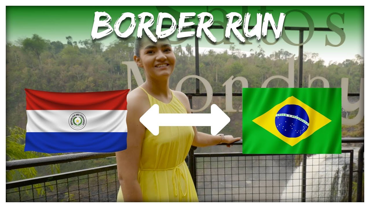 fast border crossing BRAZIL (Iguazu Falls 🔛 Ciudad del Este) - YouTube