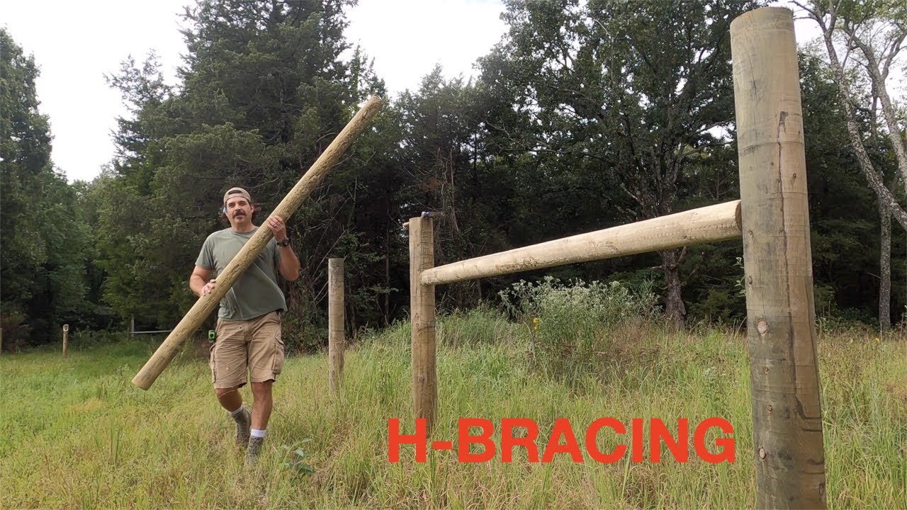 EASY fence bracing! #1, Double H and Single H-Bracing - YouTube