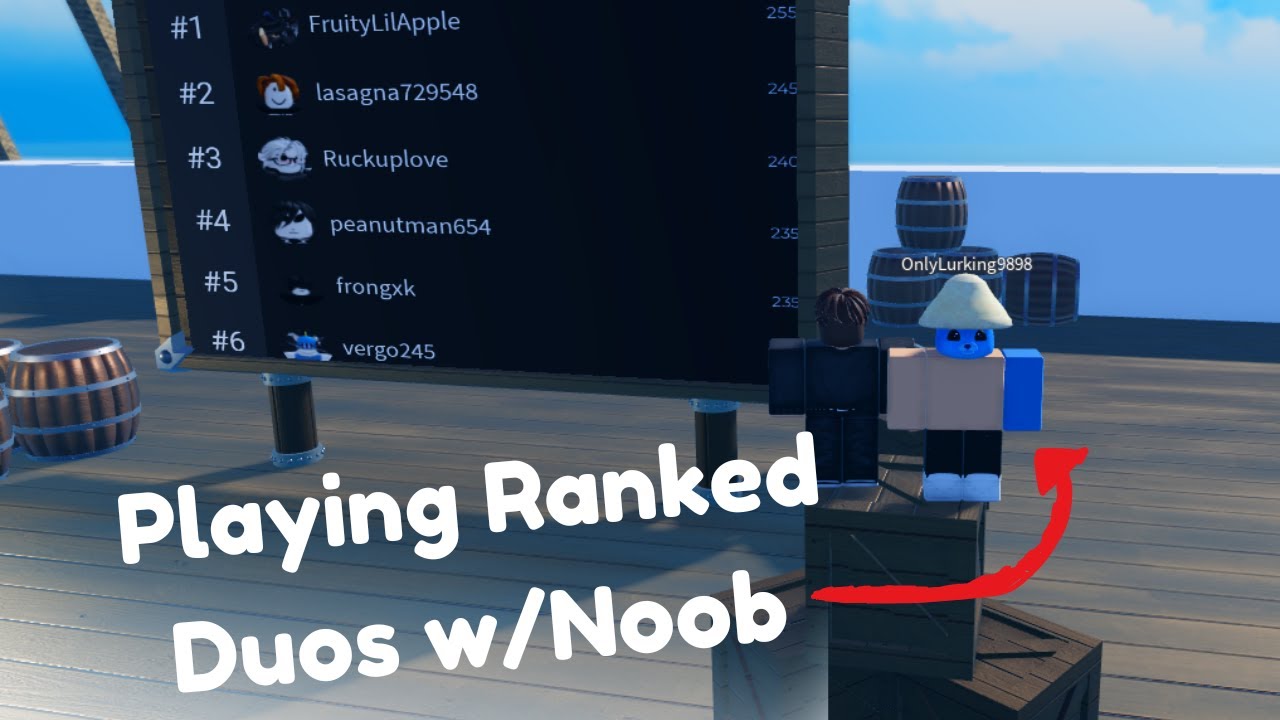 Playing Ranked Duos w/Noob - YouTube