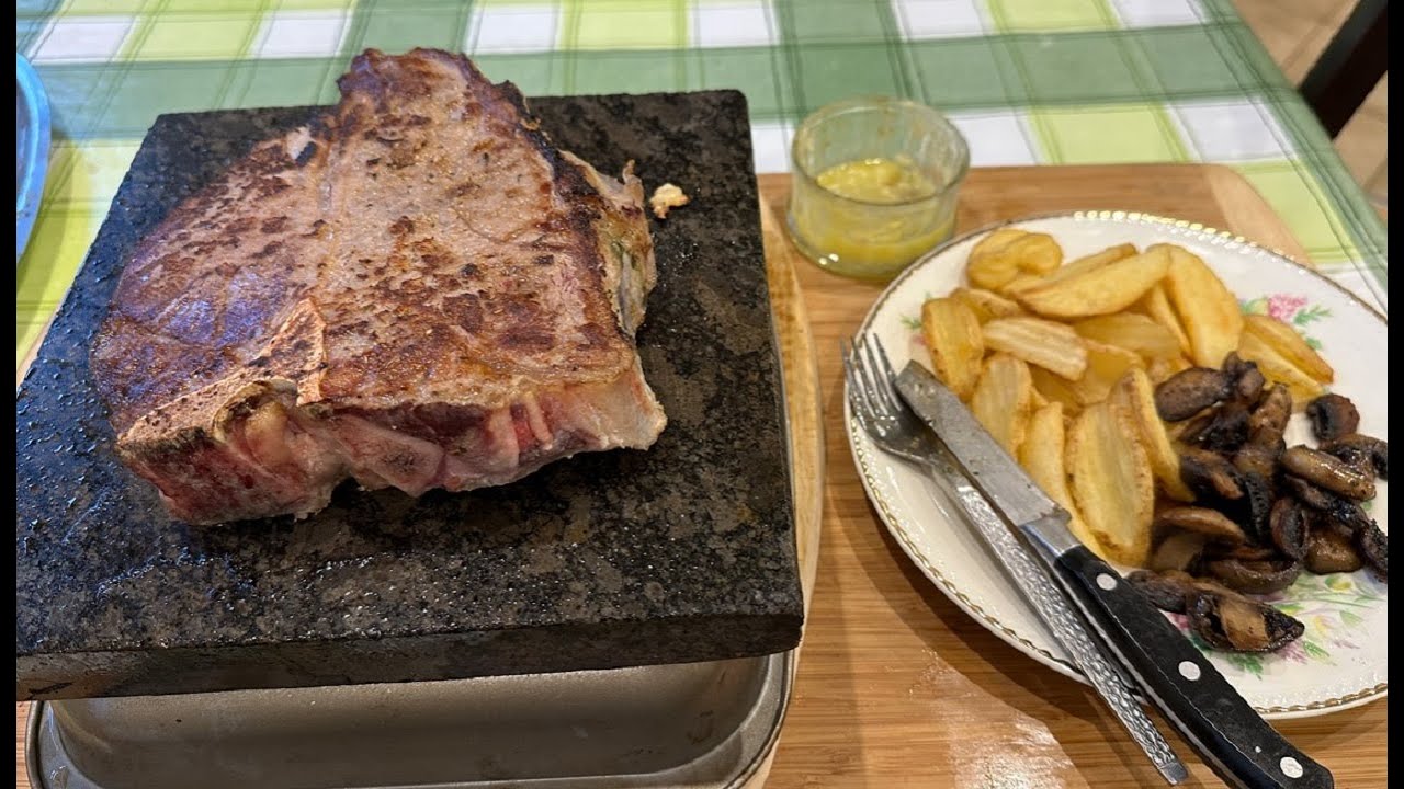 Cooking meat on a Granite Steak Stone - Option #2 - YouTube