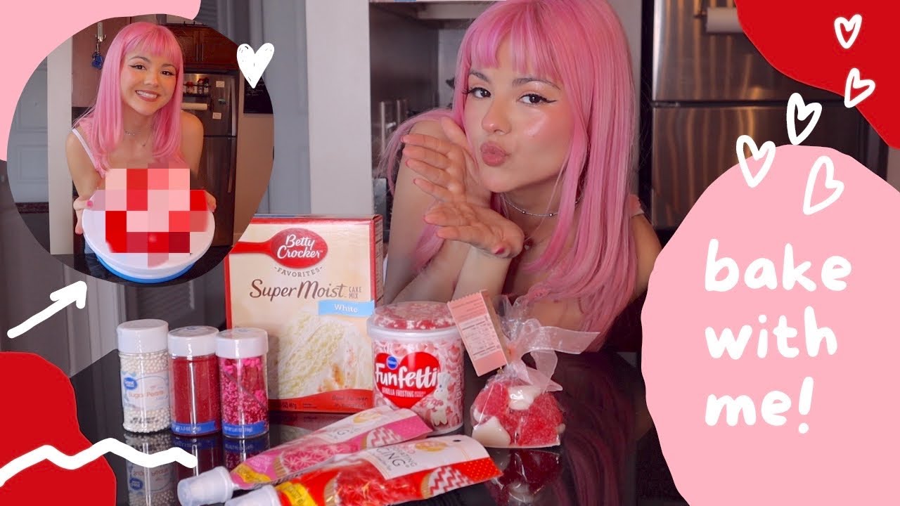 bake with me: lovecore cake 💕 - YouTube
