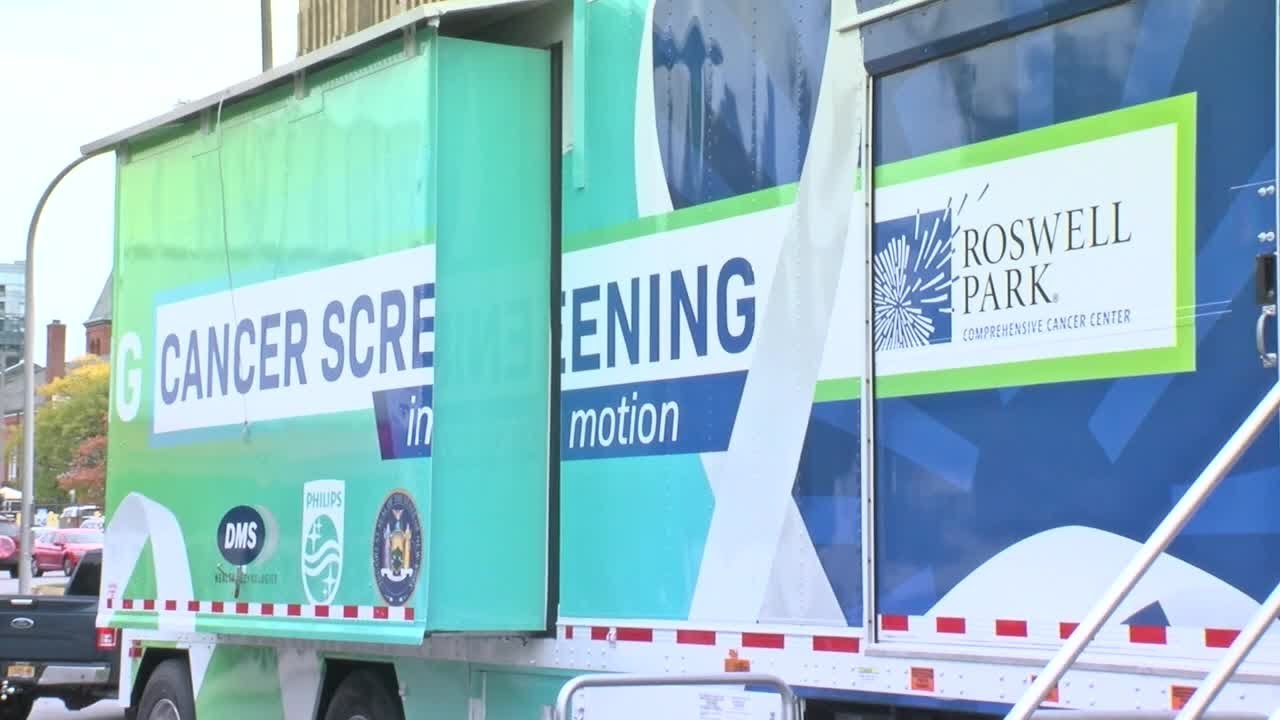 Roswell Park launches mobile lung cancer screening truck - YouTube