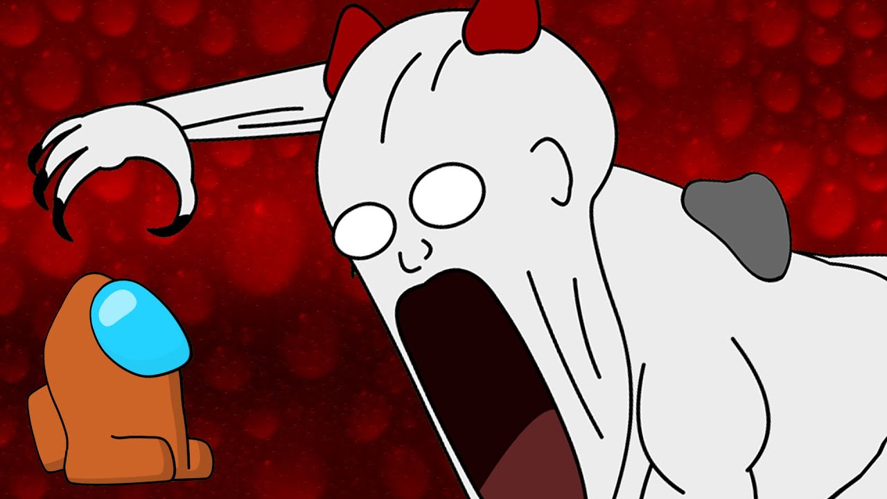 SCP 096 Mutated Into Worm Among Us Fell Into Well - YouTube