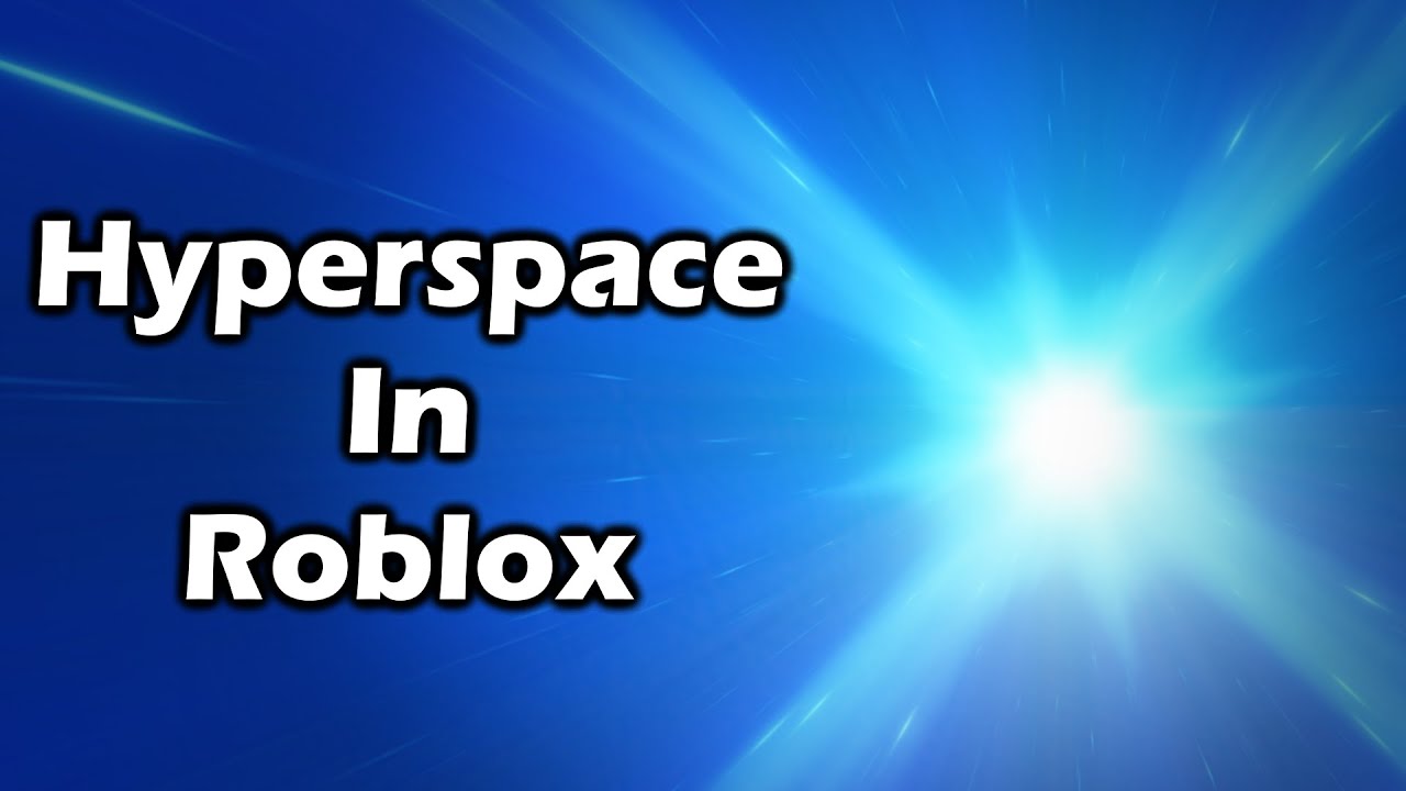 Hyperspace effect in Roblox Studio - YouTube