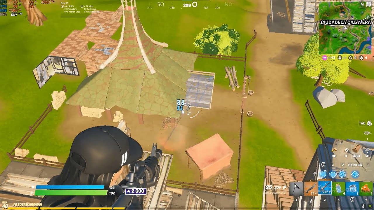 RTX 3060 + Ryzen 5 3400g | Fortnite 240 FPS | Modo Rendimiento - YouTube