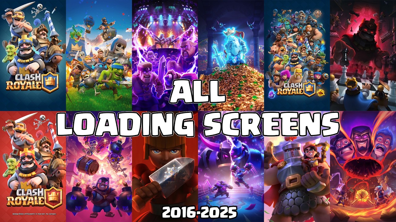 Clash Royale - All Loading Screens #sfx #clashroyale #allloadingscreens ...