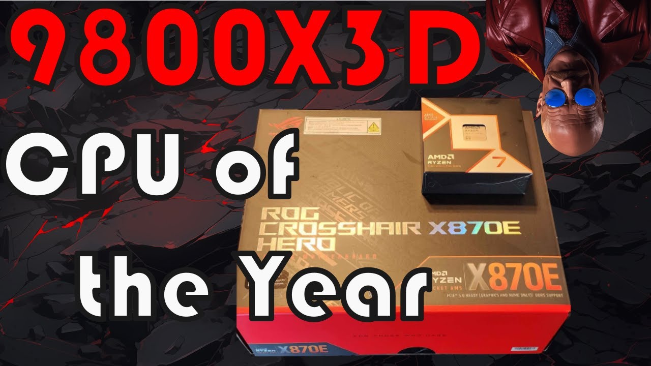 I got my AMD Ryzen 9800X3D!!! Plus: Bios Setup and Initial Impressions ...