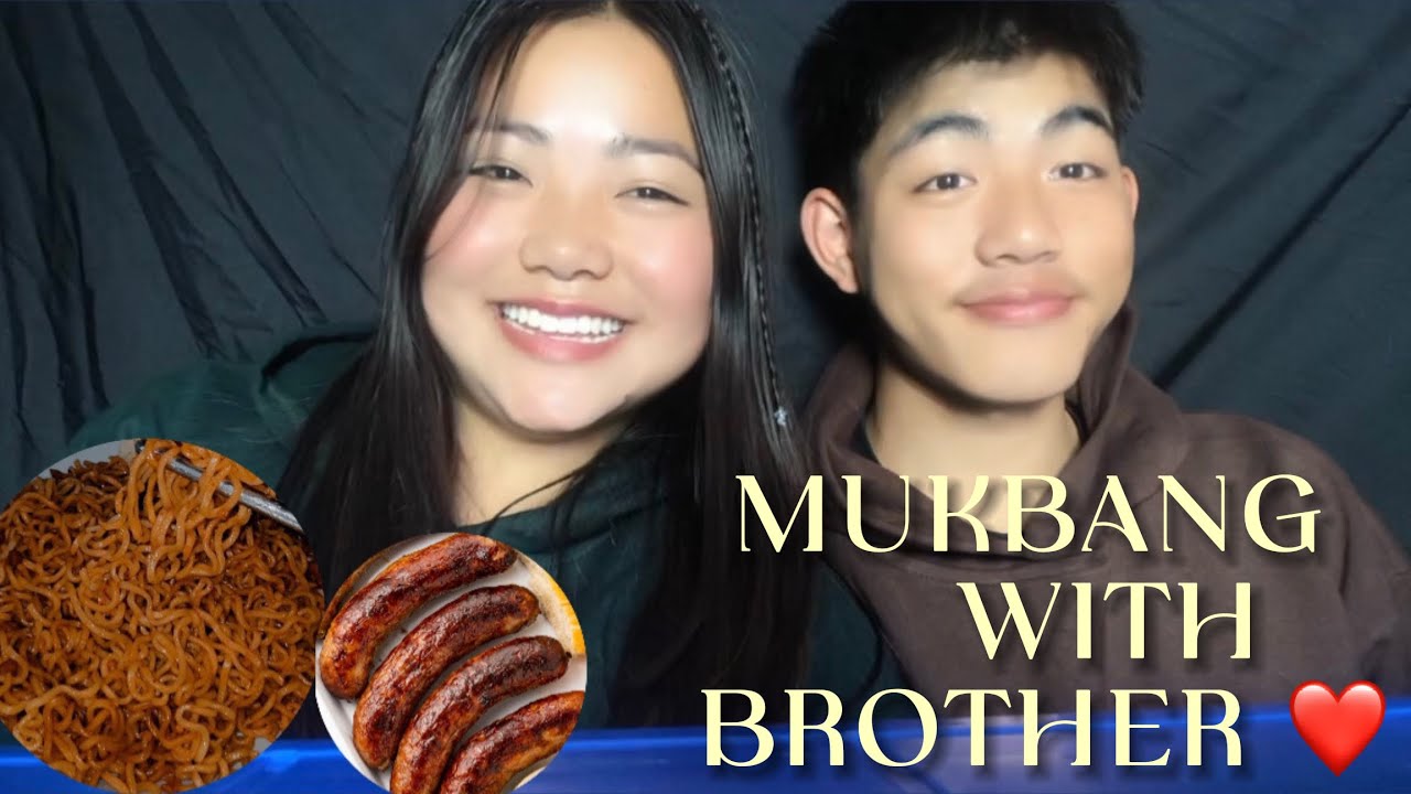 MUKBANG WITH MY BROTHER ️/ON YOUR DEMAND/AnjalaRai #anjalarai #mukbang ...