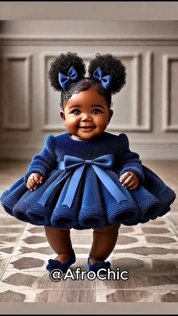 Gorgeous afro baby Fashion - YouTube