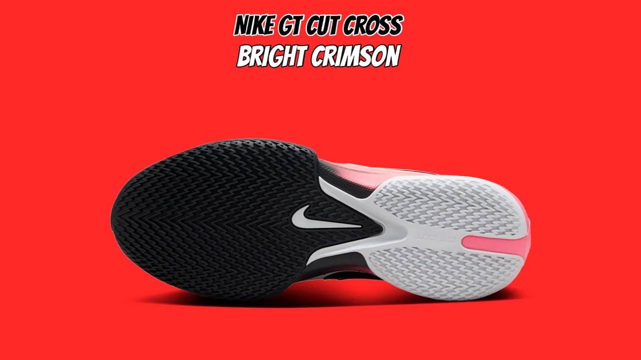 Nike GT Cut Cross Bright Crimson - YouTube