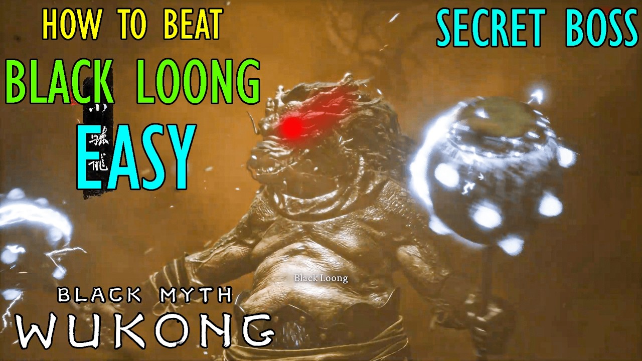 Black Myth Wukong Black Loong How to Beat | Black Myth Wukong Loong ...