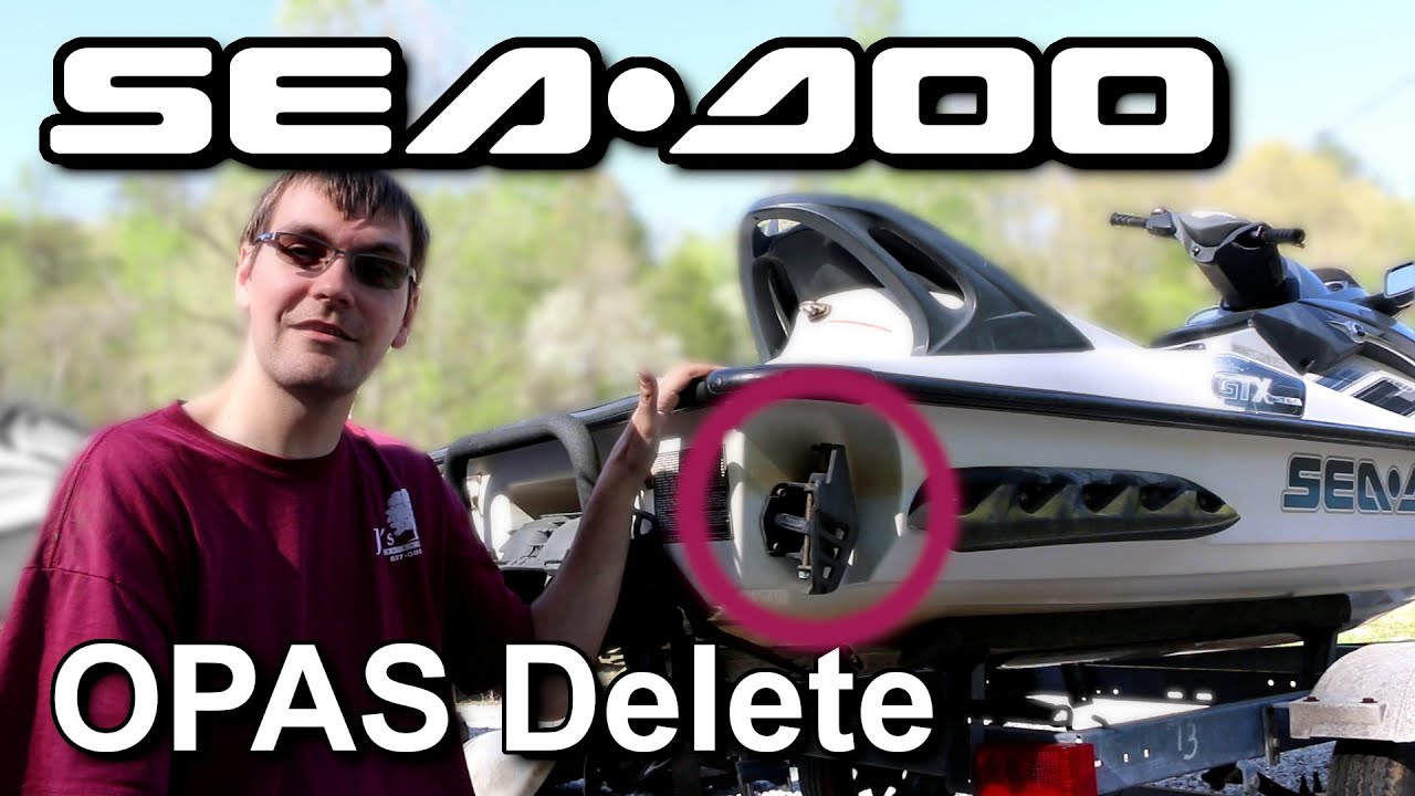 Seadoo Water Leak? Check your OPAS! Removal & Block-Off of OPAS System ...