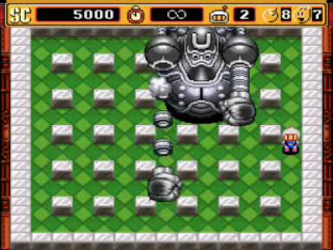 Let's Play Super Bomberman 2 - #2. Magnet Bomber's Magnetic Demise ...