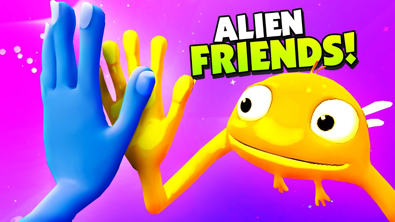 I Became An ALIEN With HUGE HANDS In VR! - Outta Hand VR - YouTube