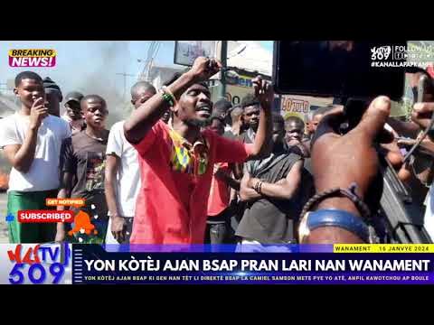 Flash! Kawoutchou ap boule nan Wanament, BSAP ak tout Direktè Samson Camiel Mete pye yo atè a ...