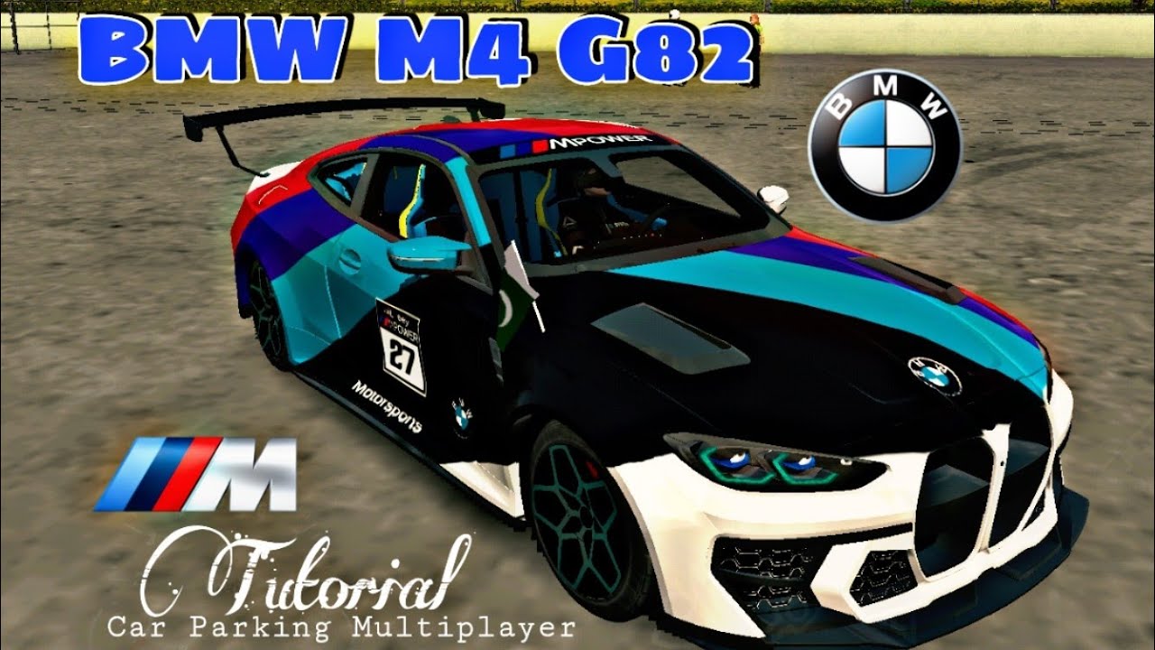 BMW M4 G82 MOTORSPORT | LOGO TUTORIAL | CAR PARKING MULTIPLAYER #tutorial - YouTube