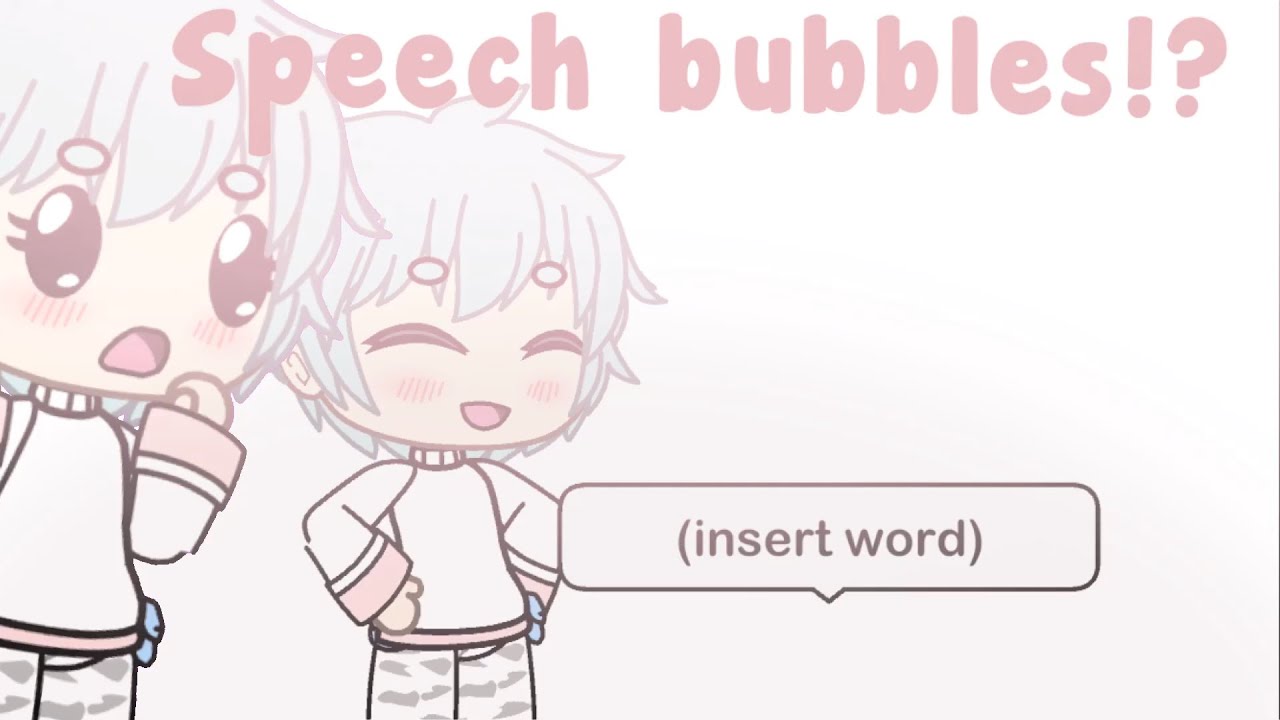 How to make text speech bubble in gacha life/club //gacha tutorial ...