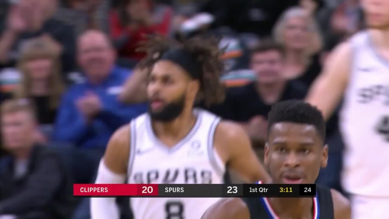 1st Quarter, One Box Video: San Antonio Spurs vs. Los Angeles Clippers ...