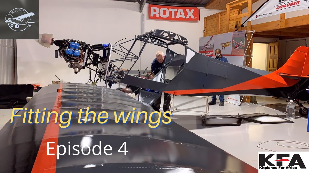 Fitting the KFA Safari wings to the fuselage - YouTube