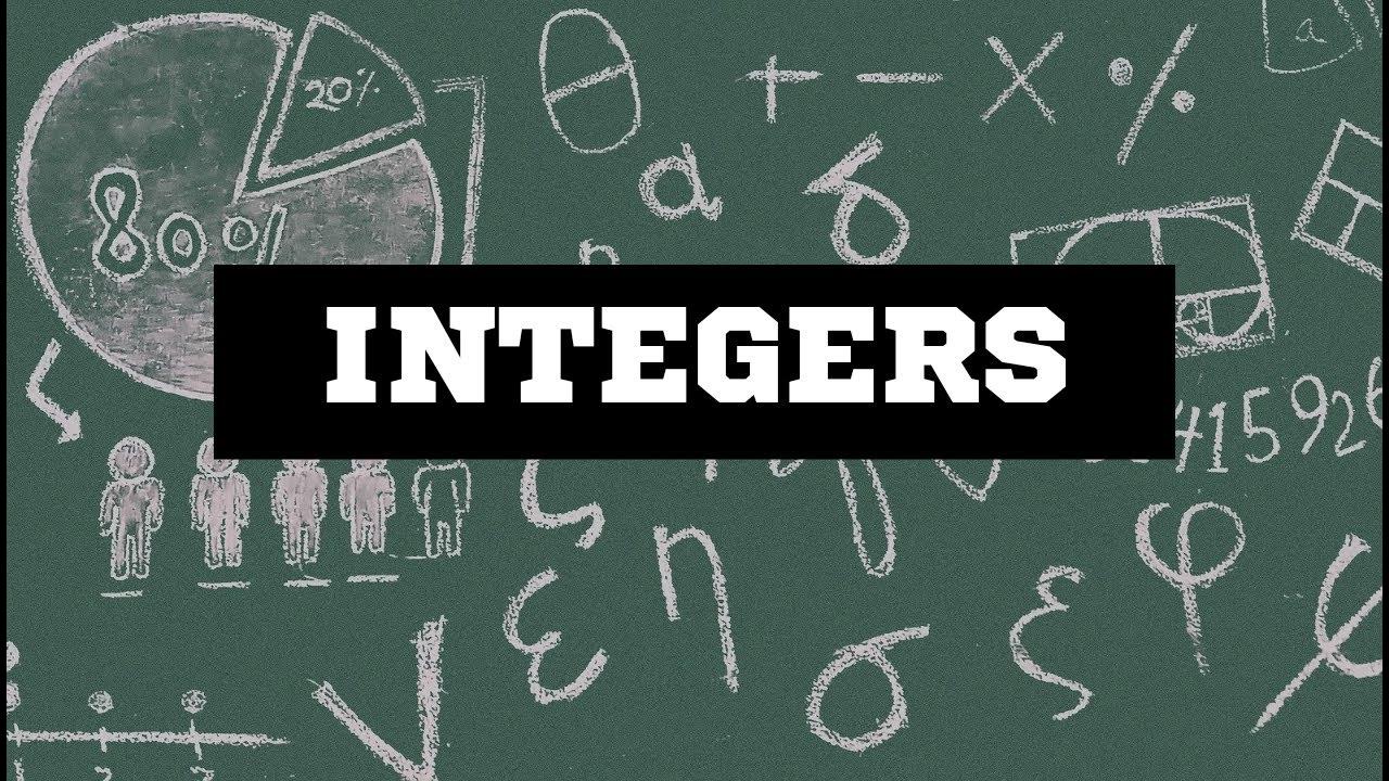Integers - basic concept - YouTube