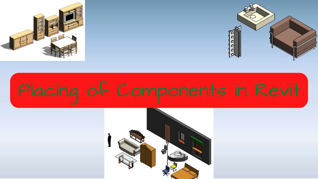 How to place Components in Revit #compnents #revit2021 - YouTube