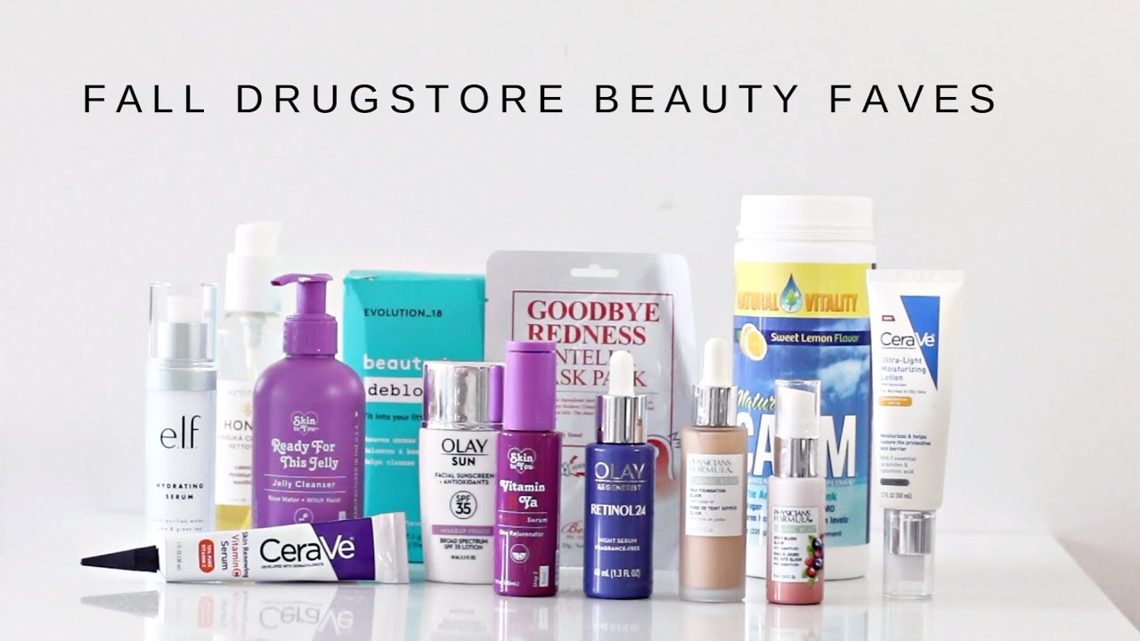 Fall Drugstore Beauty Favorites 2019 - YouTube
