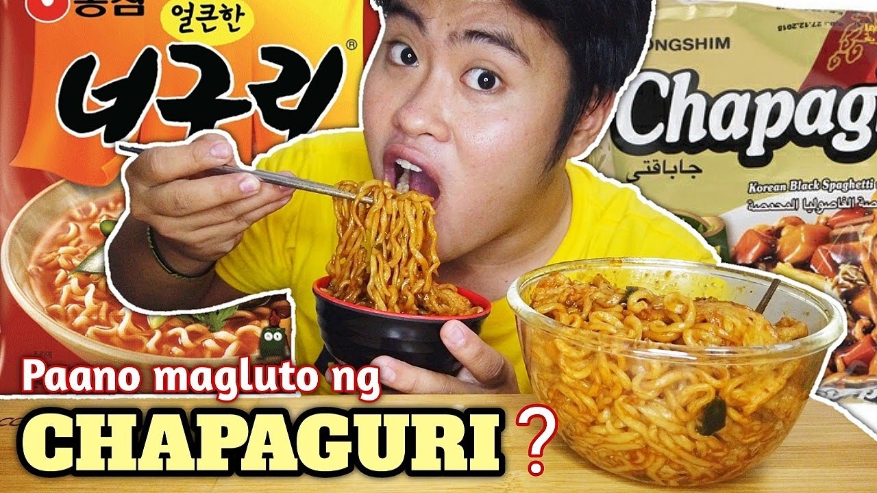 PAANO MAGLUTO NG CHAPAGURI | CHAPAGHETTI + NEOGURI | KOREAN NOODLES ...