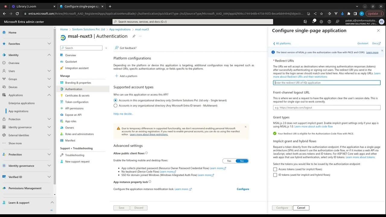 Authentication with MSAL in Nuxt3 - YouTube