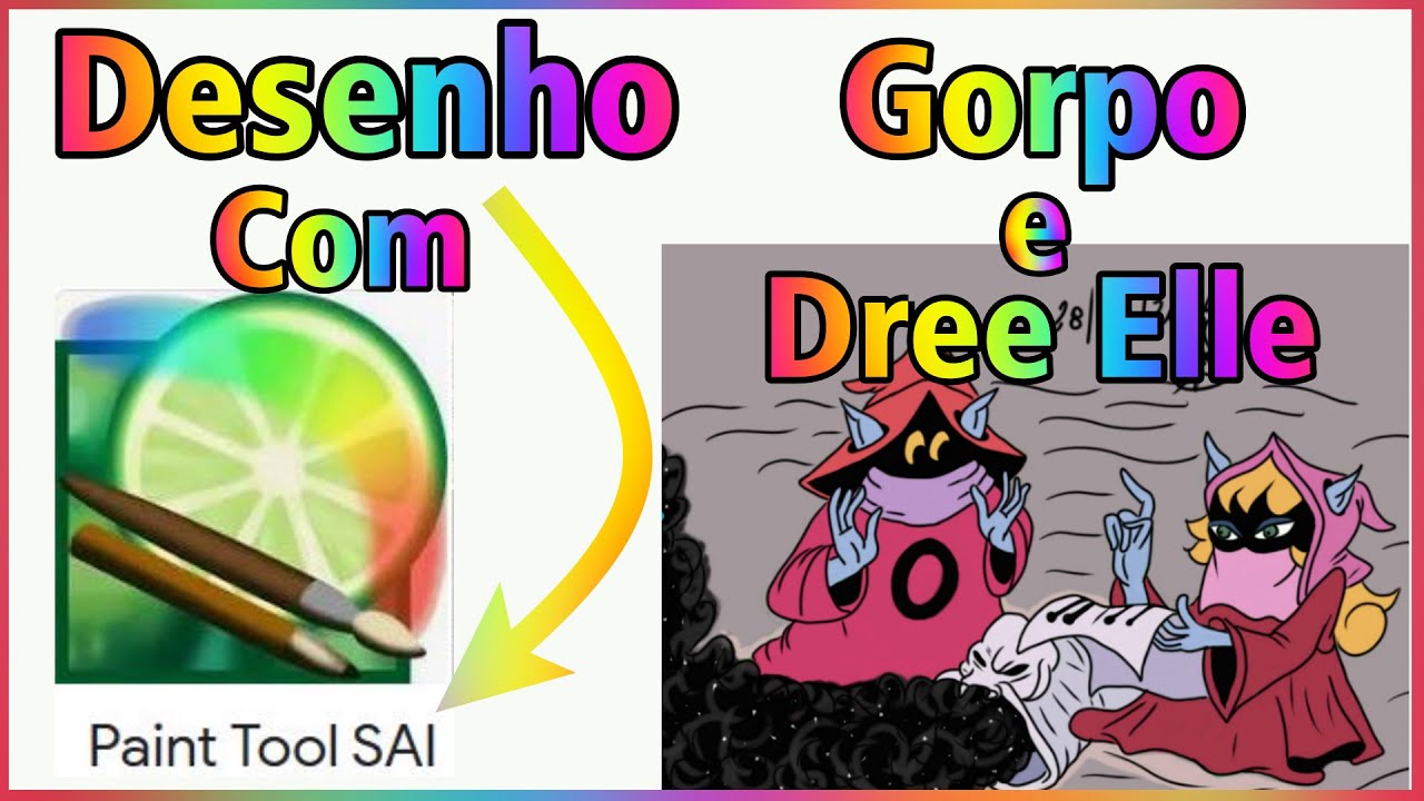 Desenhando Gorpo e Dree Elle - He man - YouTube