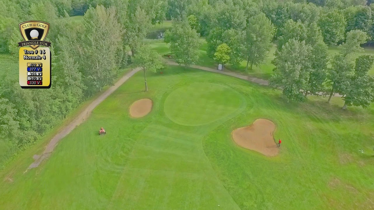 Golf Triangle d'Or 16 - YouTube