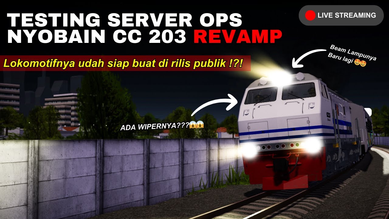 TESTING SERVER OPS INCORAILS !!! | NYOBAIN CC203 REVAMP [Roblox ...