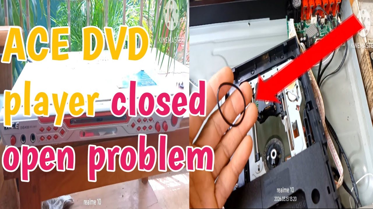ACE DVD PLAYER CLOSED OPEN PROBLEM - YouTube