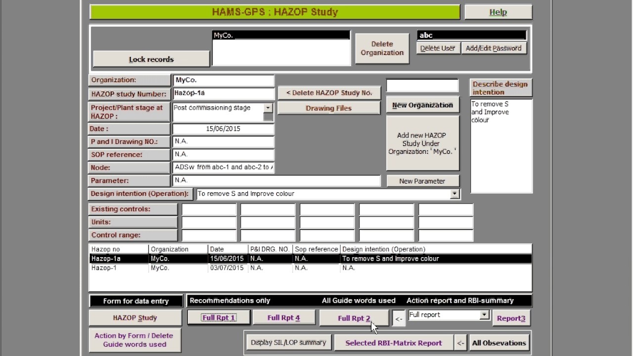 Hazard and Operability - HAZOP study software - YouTube