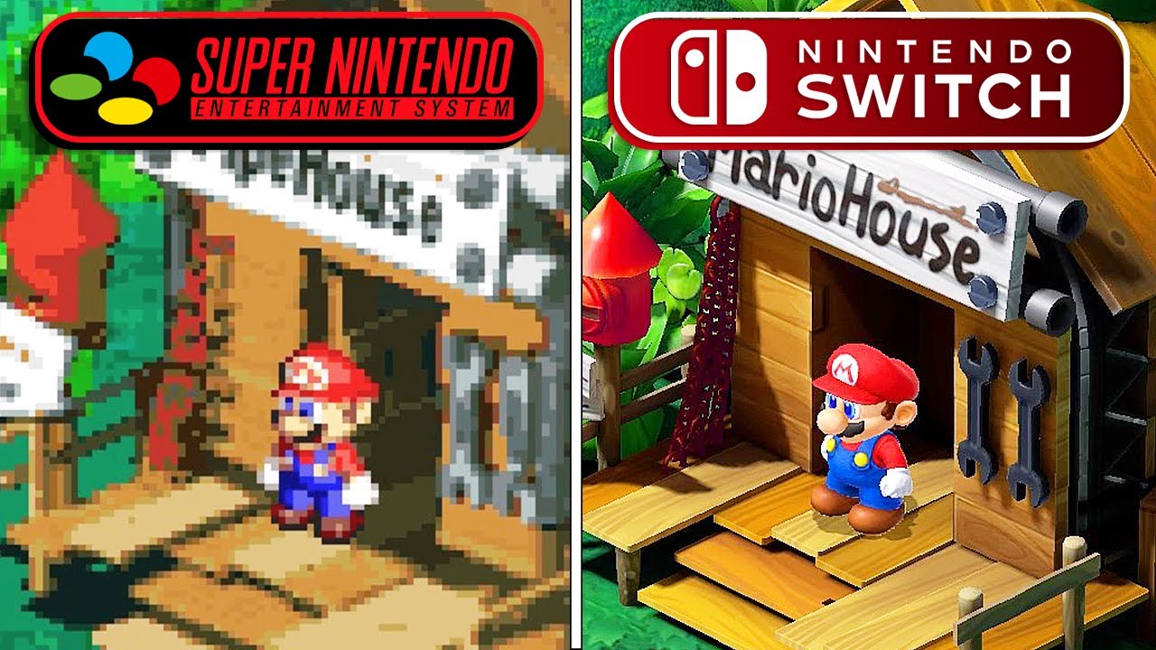 Super Mario RPG - SNES vs SWITCH ( Full Comparison ) - YouTube
