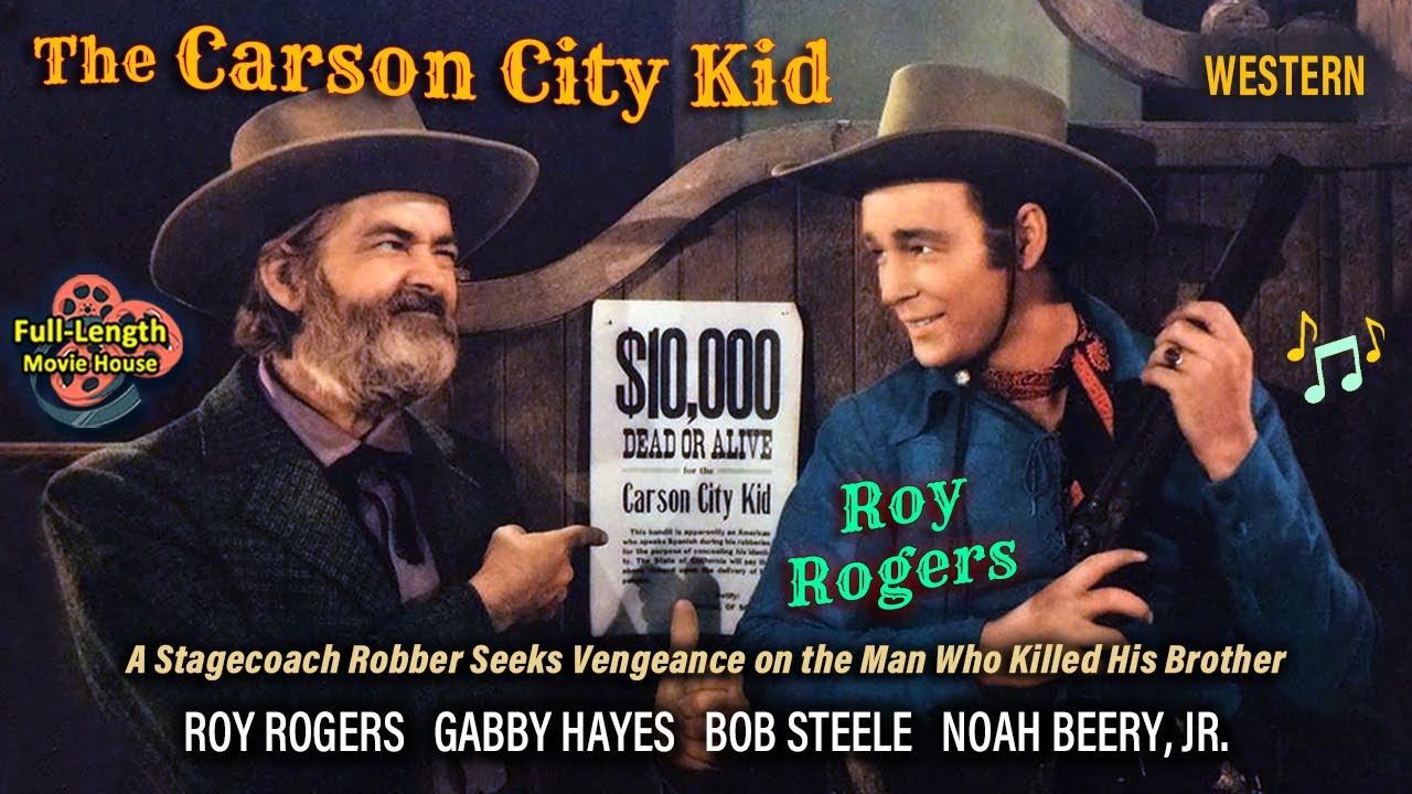 The Carson City Kid (1940) — Western Drama / Roy Rogers, Gabby Hayes ...