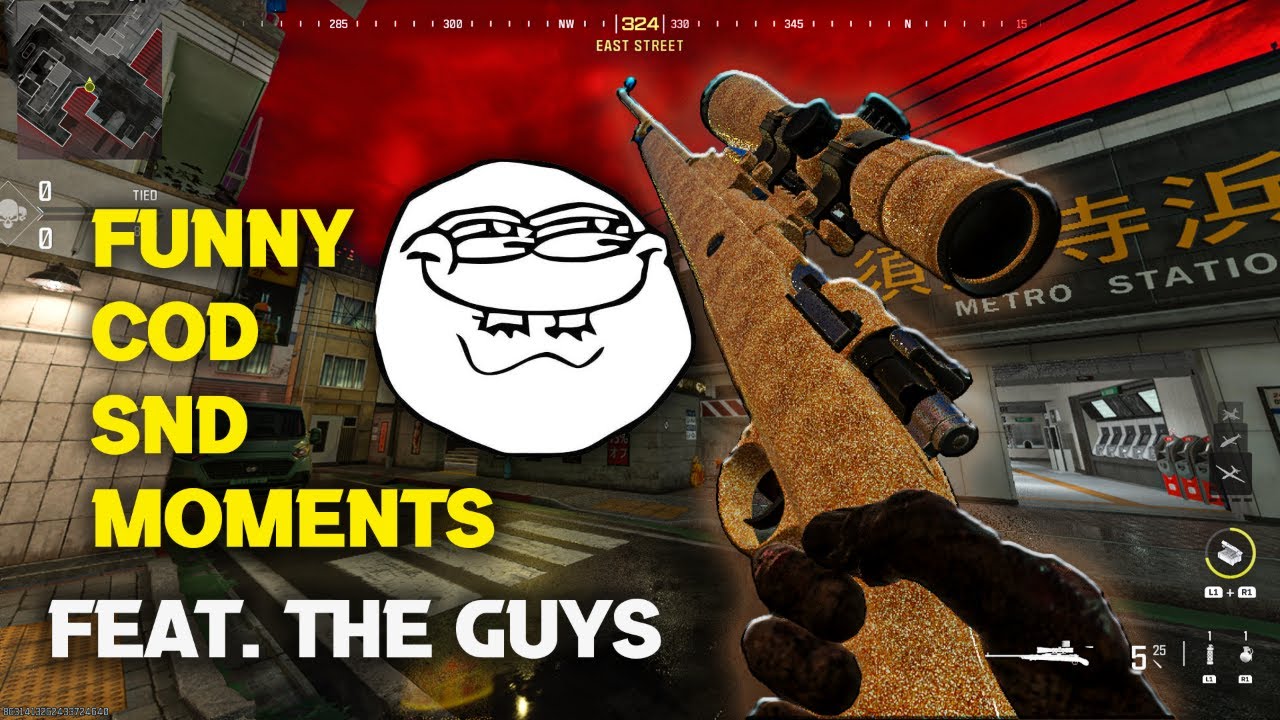 Funny COD SND Moments Ft The Guys - YouTube